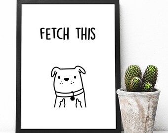 Dog Wall Art | Etsy