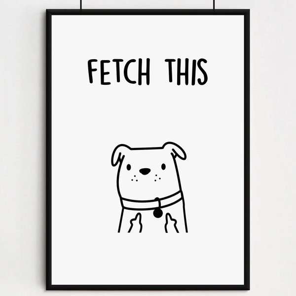 Custom Dog Poster - Etsy