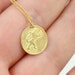 14k Solid Gold Puma Necklace, Pesronalized Puma Pendant, Panther Coin ...