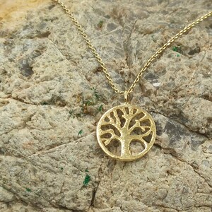 Dainty Tree of Life Solid Gold 14k,necklace Tree,necklace for Gift ...