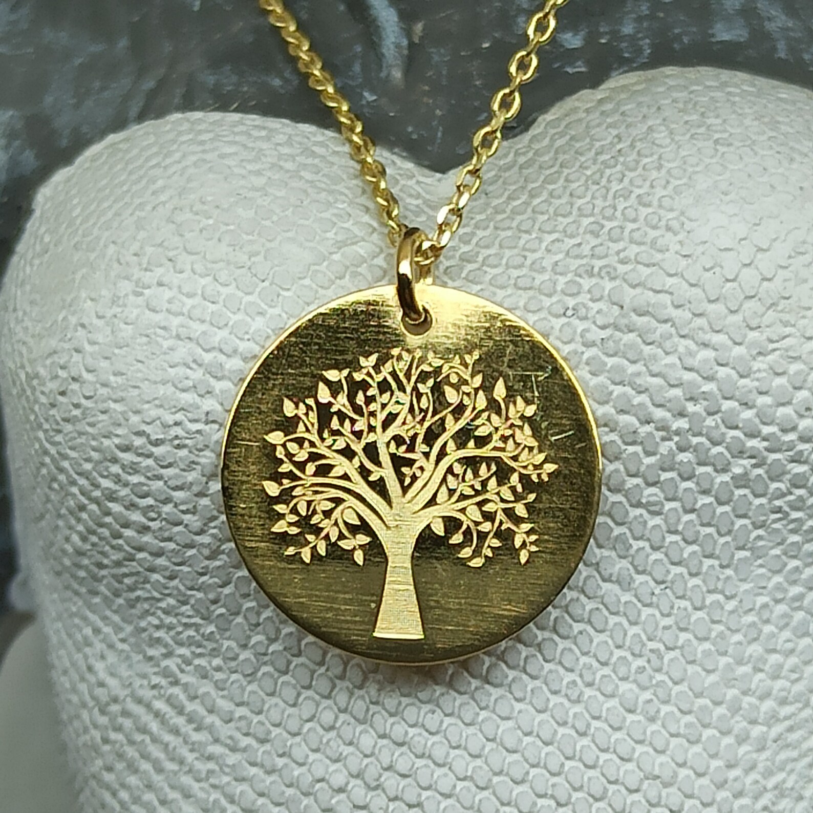 Tree of Life Necklace,tree Necklace,solid Gold Necklace 14k, Dainty ...
