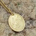 14k Solid Gold Puma Necklace, Pesronalized Puma Pendant, Panther Coin ...