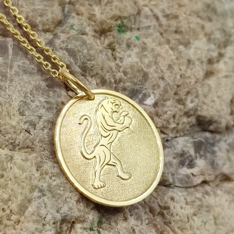 14k Solid Gold Puma Necklace Pesronalized Puma Pendant - Etsy