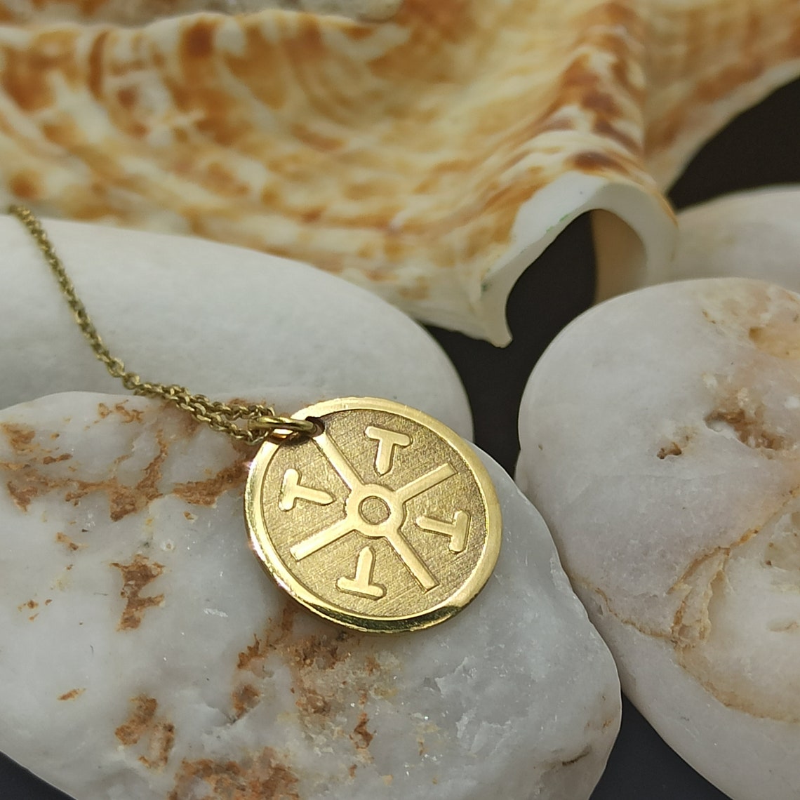 Coptic Cross Necklace Solid Gold 14k,cross Necklace,christian Cross ...