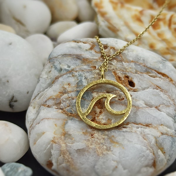 Wave Necklace - Etsy