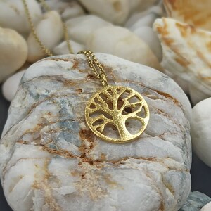 Dainty Tree of Life Solid Gold 14k,necklace Tree,necklace for Gift ...