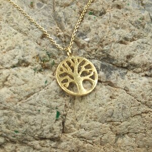 Dainty Tree of Life Solid Gold 14k,necklace Tree,necklace for Gift ...