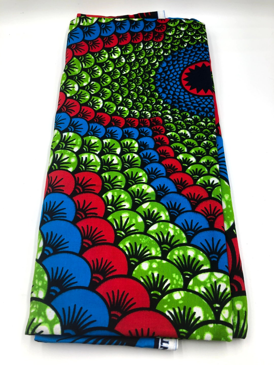 African Cloth-ankara Waxed Cotton 2 Yards AW7924 - Etsy
