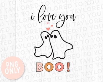 I Love You Boo - Etsy