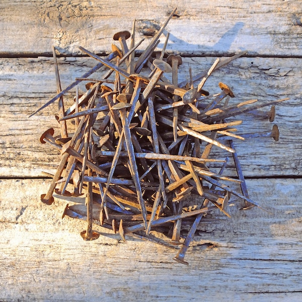 Hand Forged Nail - Etsy