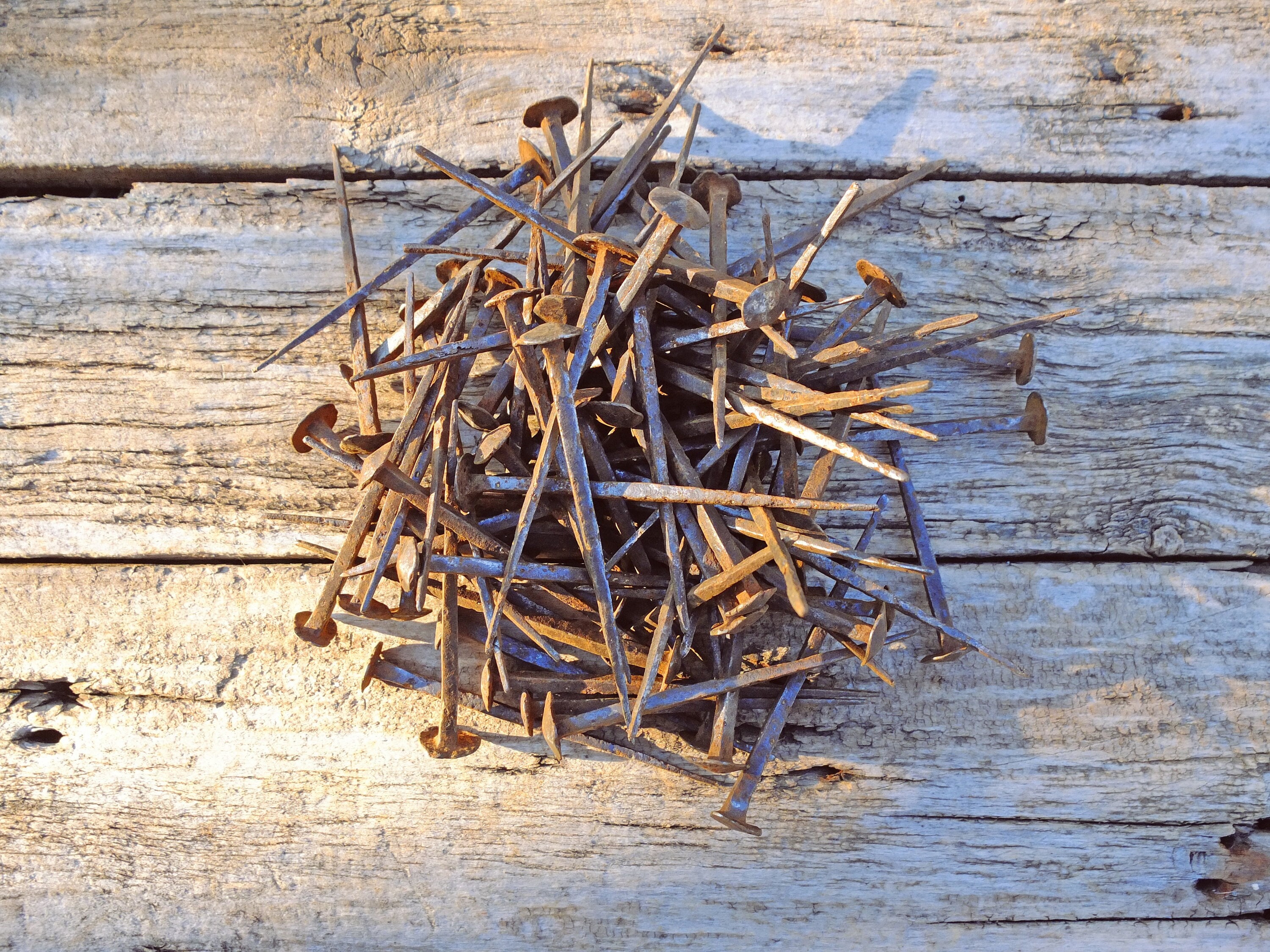 Genuine Antique Nails Real 17th Century Hand Forged Nails - Etsy