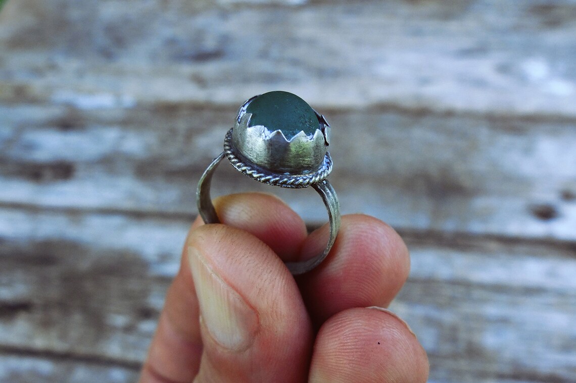 Medieval Silver Ring Large Antique Ring Genuine Ancient - Etsy