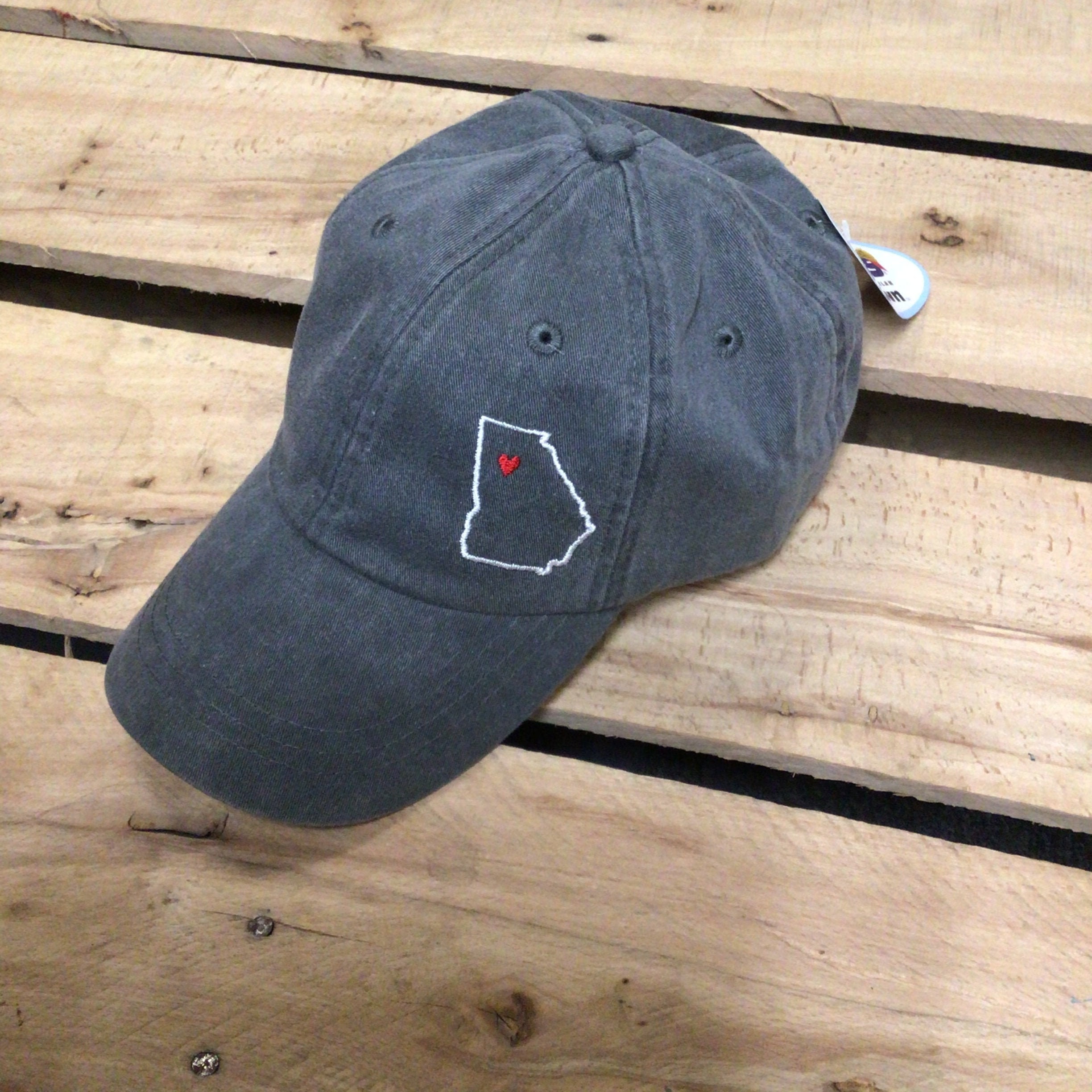 Custom State Cap Personalized Embroidered Monogrammed Hat - Etsy