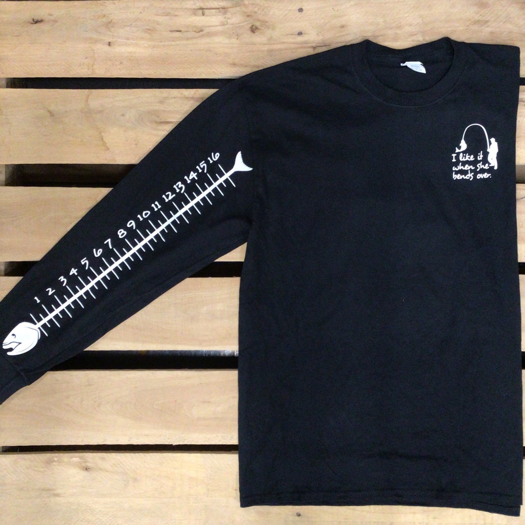 Unisex Fishing Shirt With Ruler - Etsy