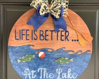 Lake Door Hanger - Etsy