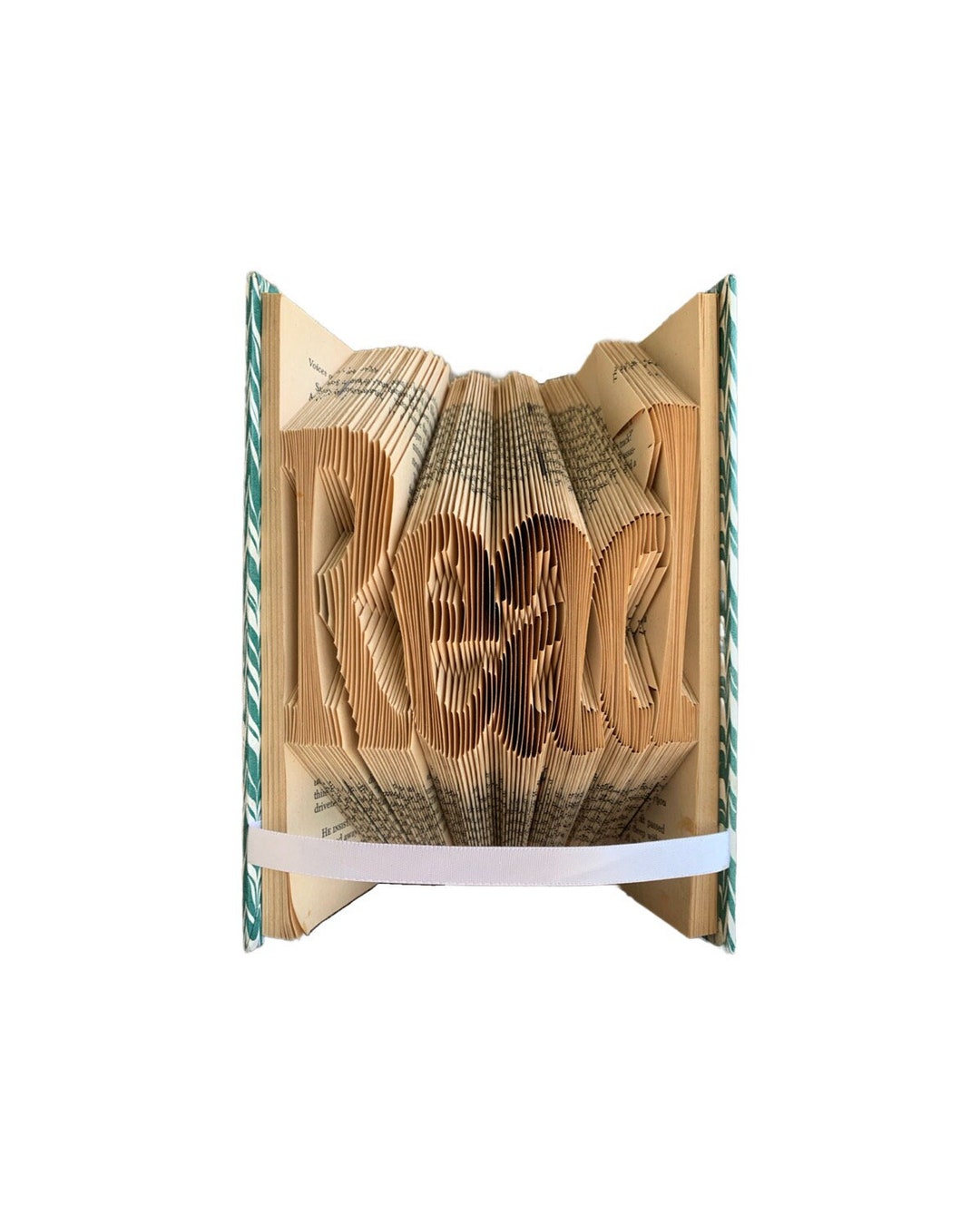Read - Folded Book Art - Book Lovers Gift - Book Shelf Decor - Etsy
