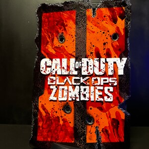 Custom Painted PS5 Plates call of Duty Black Ops 2 Zombies for Disc and ...