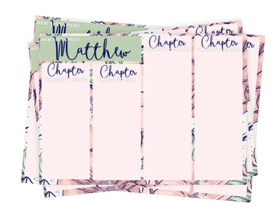 The Entire New Testament Study Journal | Digital Scripture Notebook ...