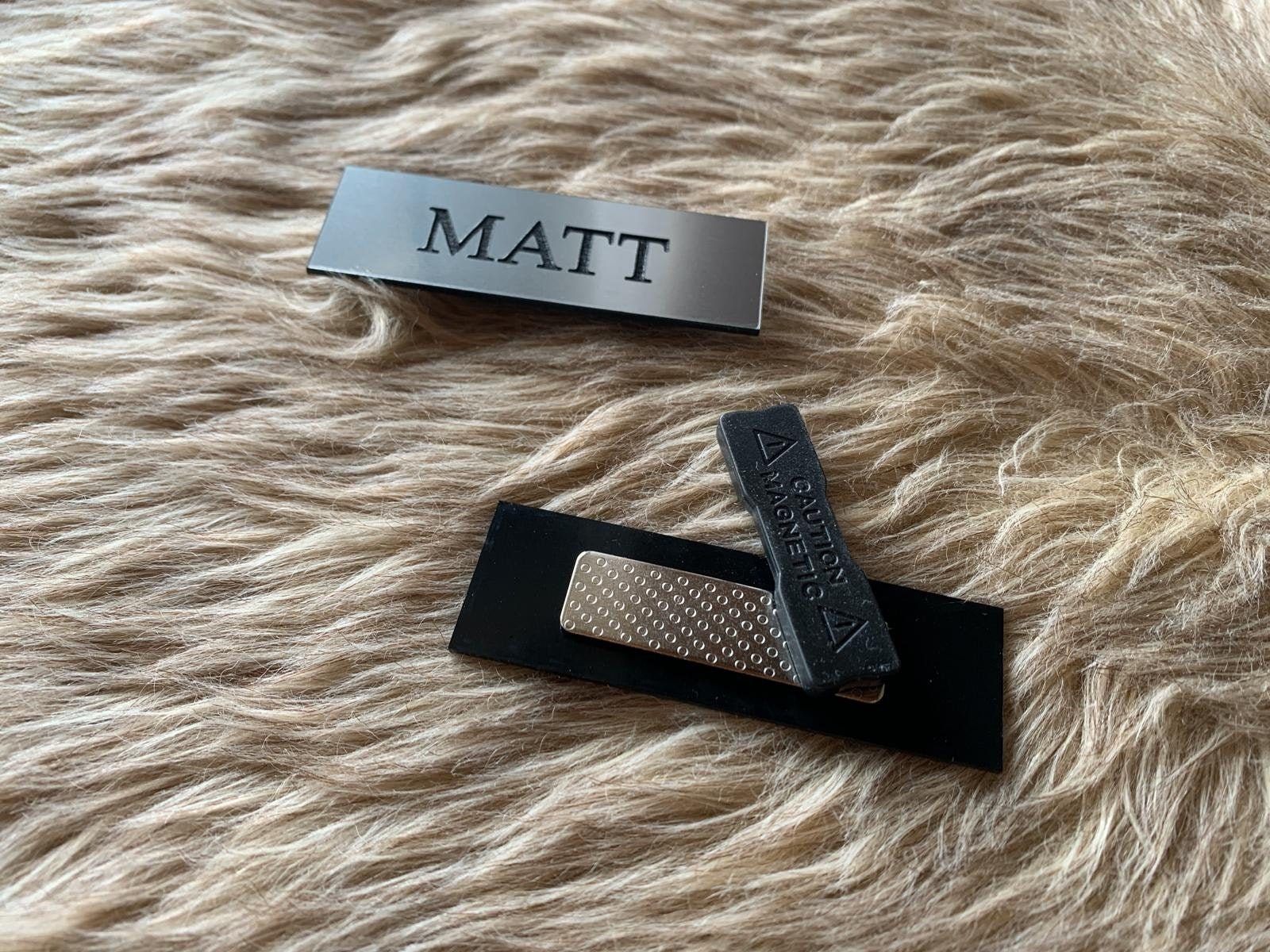 Film-replica MATT Name Badge Plate - Etsy