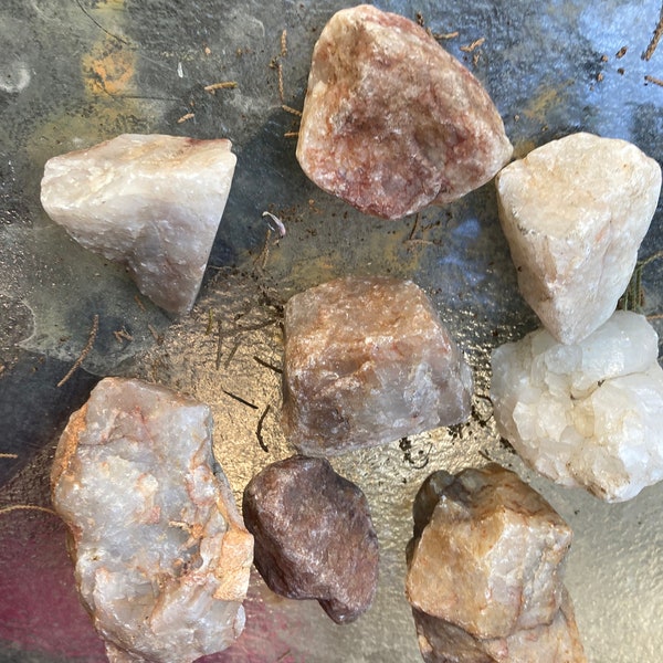 Raw Red Quartz - Etsy