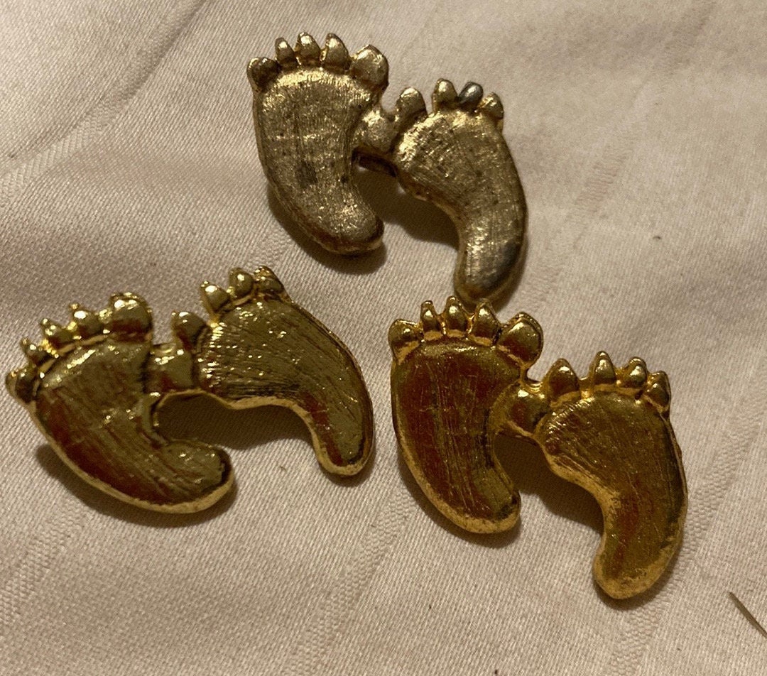 Vintage Pair of Feet Pin Lot of 20 Great for Baby Shower, Crafting or ...