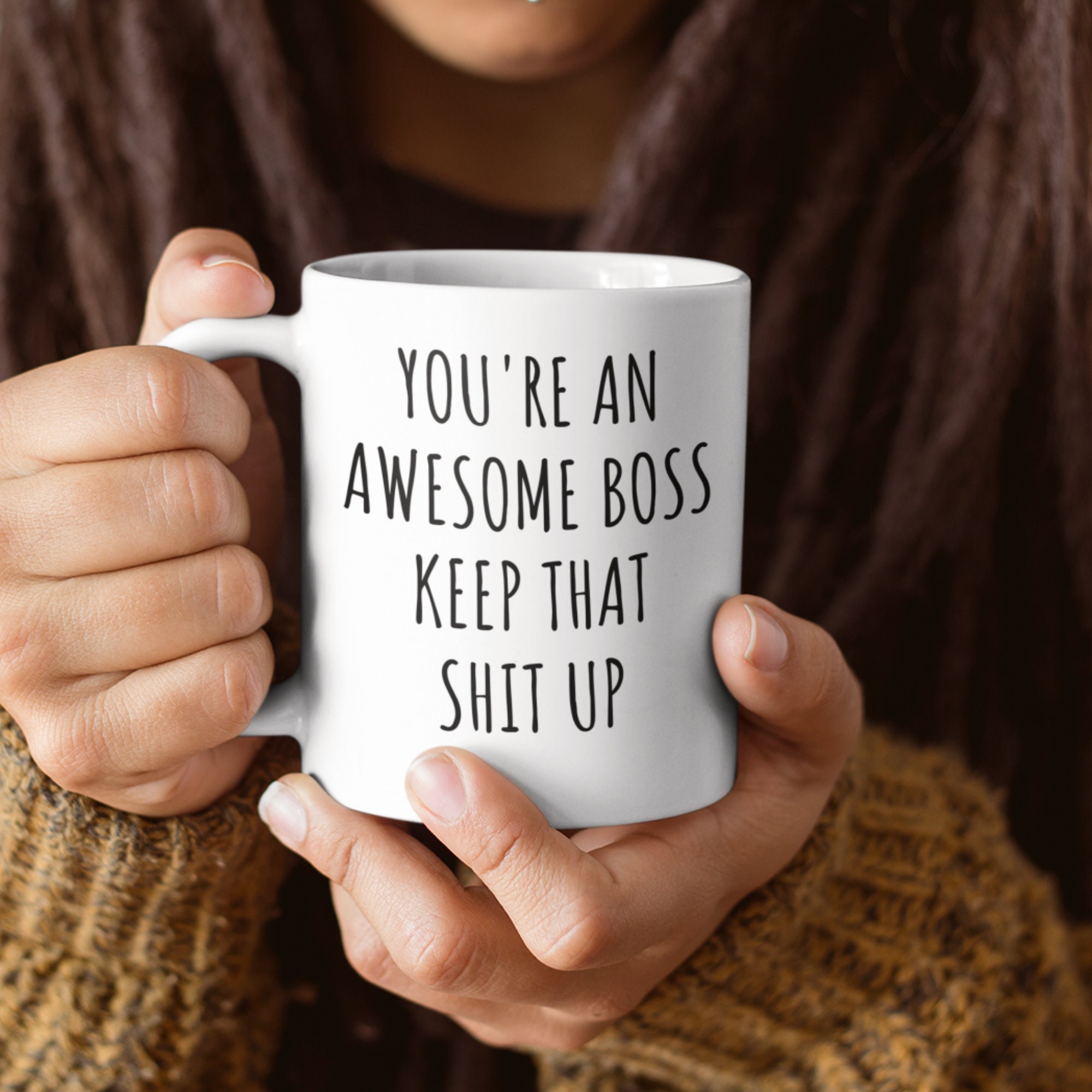 Awesome Boss Gifts Boss Coffee Cup Best Boss Ever Mug Funny | Etsy