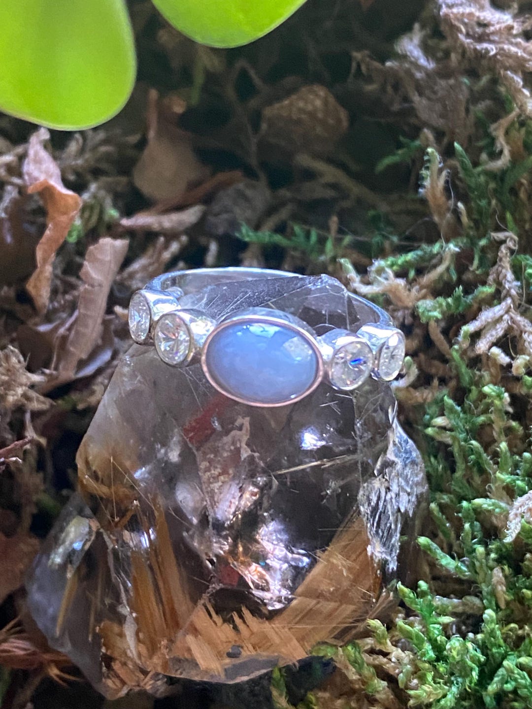 Ellensburg Blue Agate Ring - Etsy