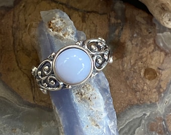 Ellensburg Blue Agate Ring - Etsy