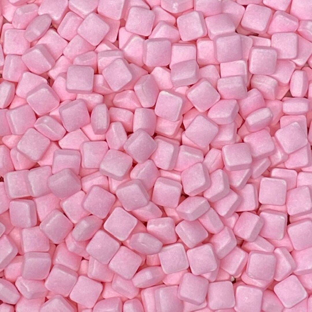 Mini Pink Square Candy Sprinkles Candy Toppings - Etsy