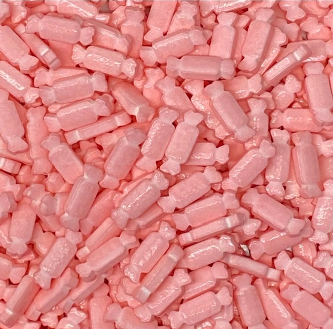 Wrapped Candy Pink Candy Sprinkles Candy Toppings - Etsy