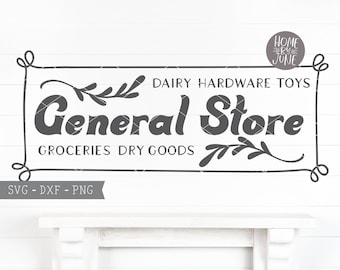 General Store Decal - Etsy