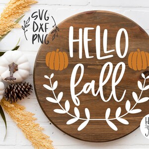 DIGITAL FILES - Svg, Dxf, Png Fall Round/circle Sign Bundle, Autumn ...