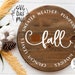 DIGITAL FILES - Svg, Dxf, Png "fall" Round Sign Svg, Circle Sign Svg ...