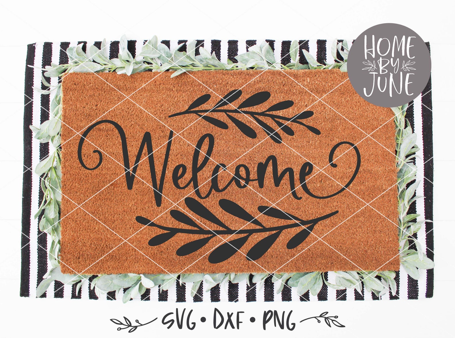DIGITAL FILES Svg Dxf Png welcome Welcome Mat - Etsy
