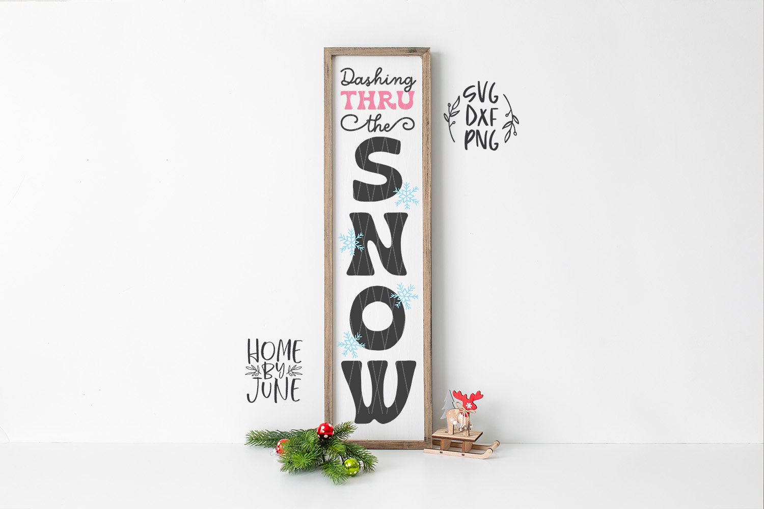 DIGITAL FILES Svg Dxf Png Retro Christmas Vertical Sign - Etsy