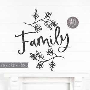 DIGITAL FILES Svg Dxf Png family Farmhouse - Etsy