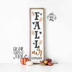 DIGITAL FILES - Svg, Dxf, Png Autumn Vertical Sign Bundle, Autumn Decor ...