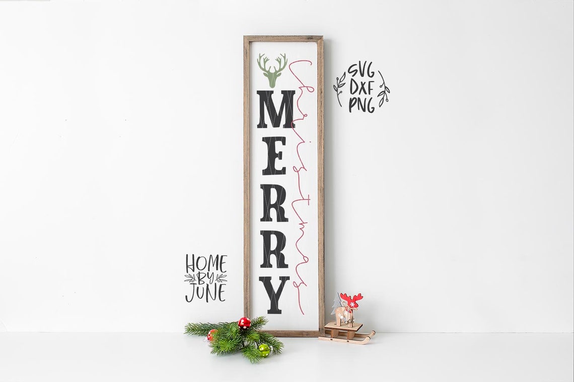 DIGITAL FILES Svg Dxf Png Christmas Vertical Sign Bundle - Etsy