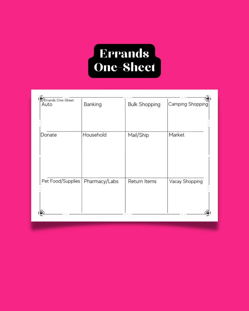 Blank Printable Calendar, 8.5 X 11 Size, Undated, Horizontal - Etsy