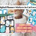 CAT Digital Stickers for Goodnotes Planner or CAT Bujo, Cat Planner ...
