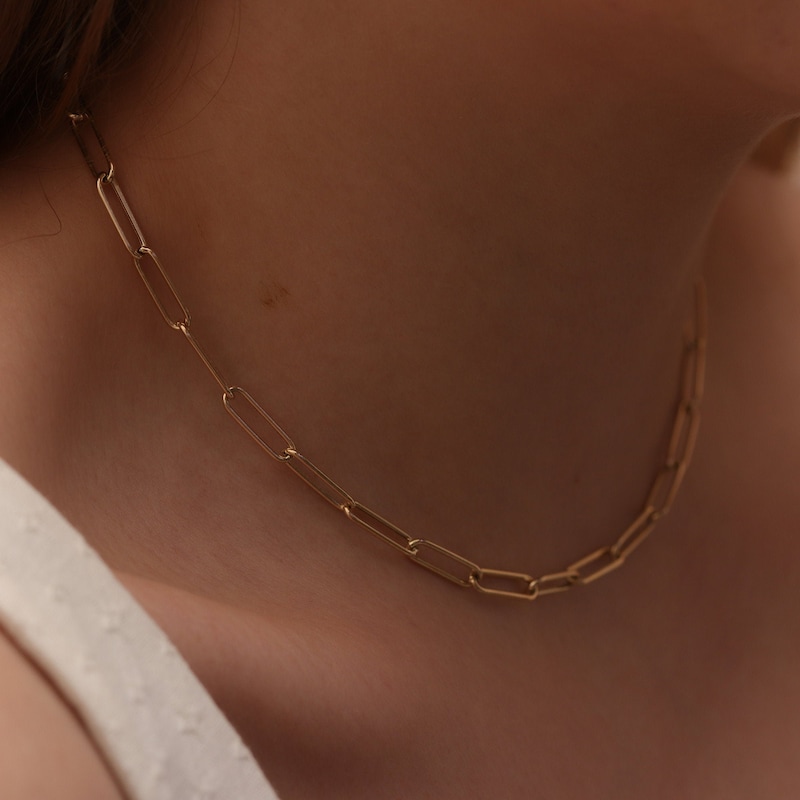 Paper Clip Necklace - Etsy