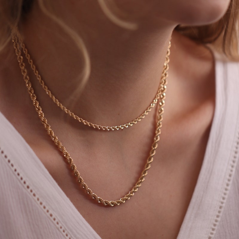 Rope Necklace - Etsy