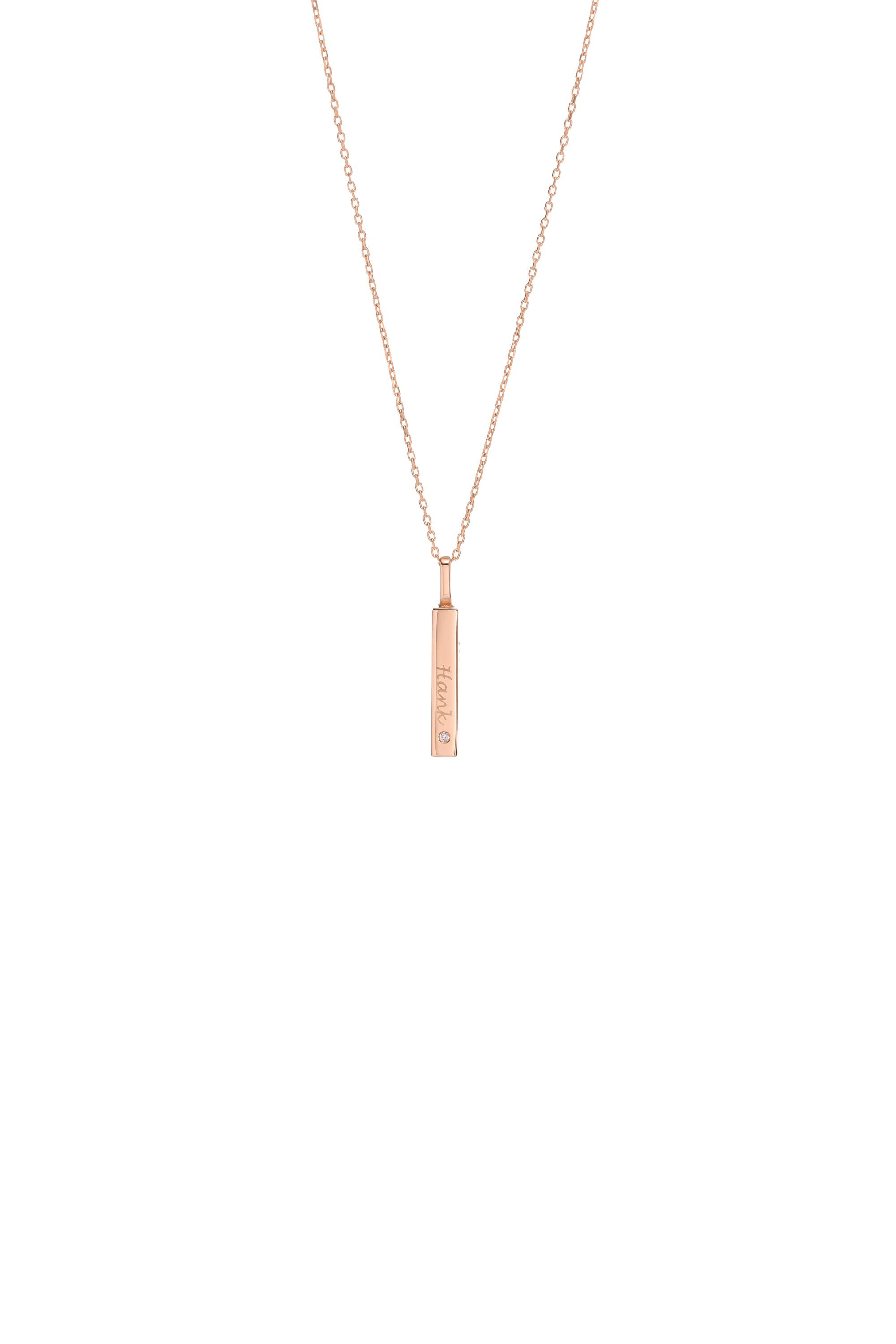 Gold Bar Urn Necklace With Gemstone • Memorial Ashes Pendant ...