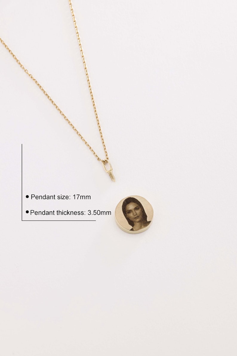 14k Solid Gold Cremation Urn Round Necklace Personalized Ash Holder ...