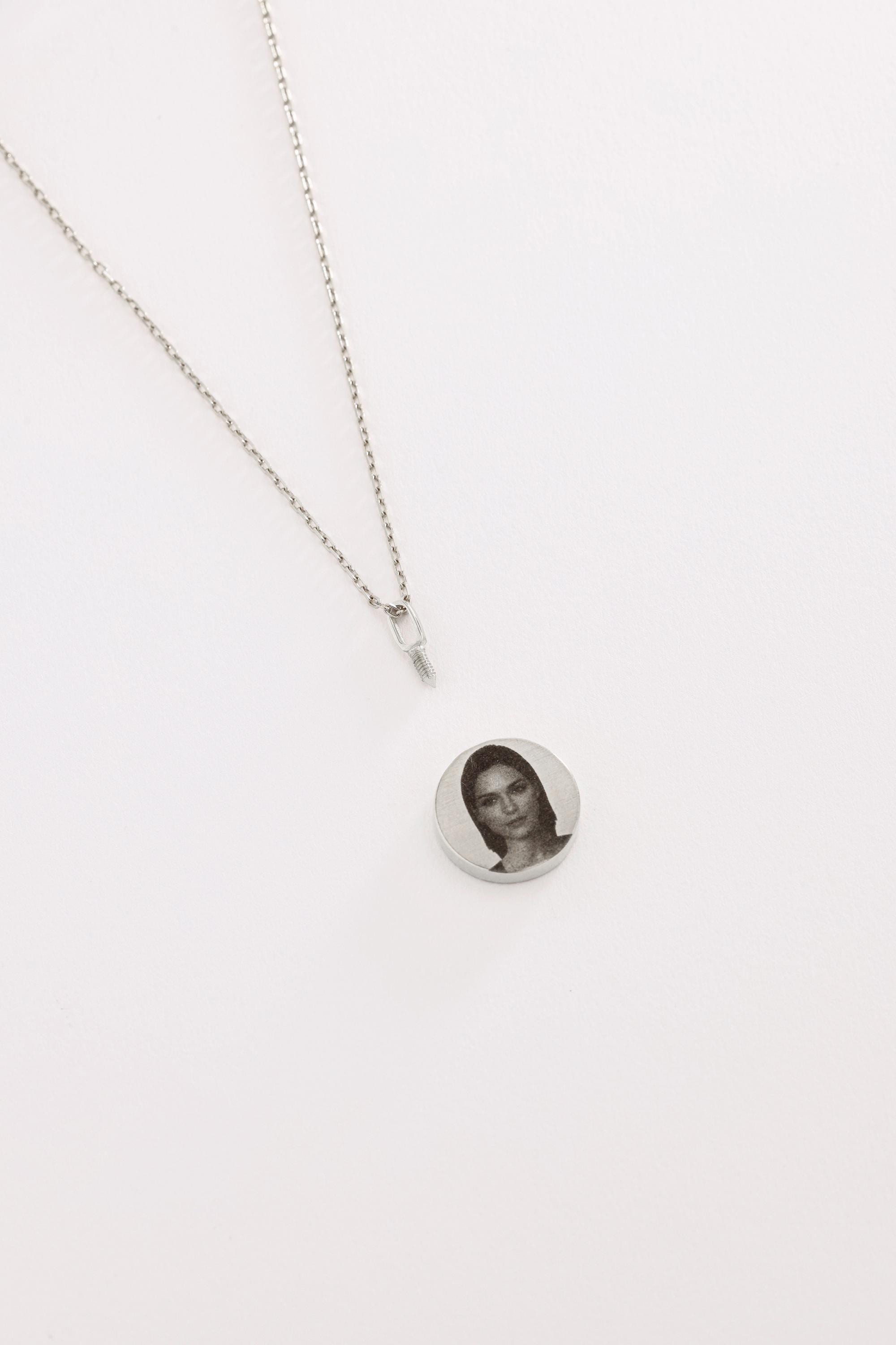 14k Solid Gold Cremation Urn Round Necklace Personalized Ash Holder ...