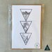 Nature Biomes Triangle Sustainable 4x6 Greeting Card 100% Recycled Eco ...