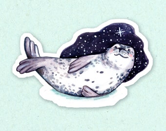 Harbor Seal Sticker - Etsy