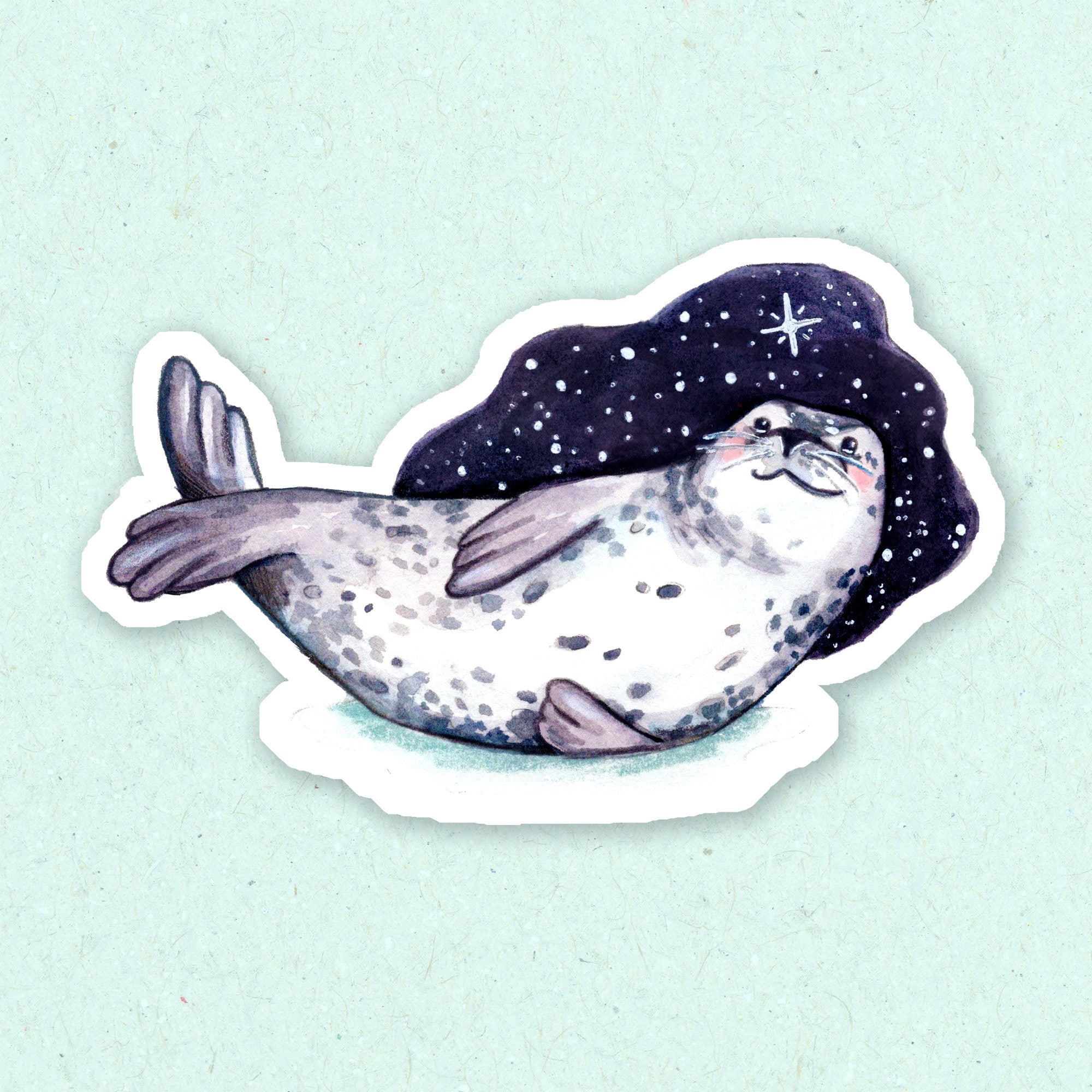 Harbor Seal Sticker - Etsy