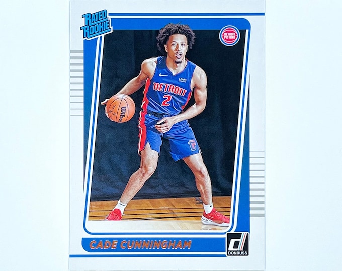Cade Cunningham Rookie Card 2021-22 Panini Donruss Rated Rookie 211 - Etsy