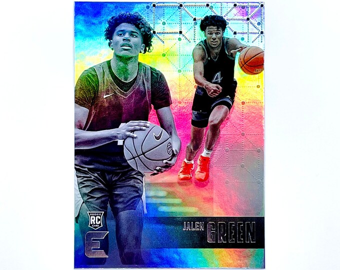 Jalen Green Rookie Card 2021 Panini Chronicles Essentials Draft Picks #104 - Etsy